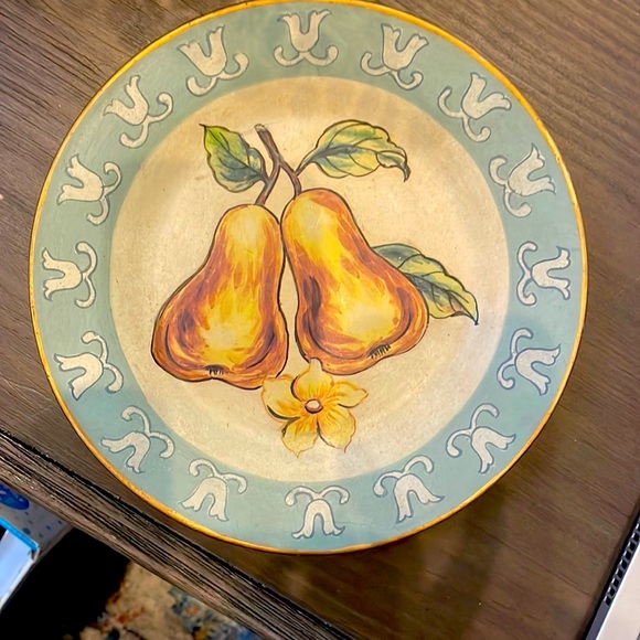 Accents | Vintage Peach Plate | Poshmark
